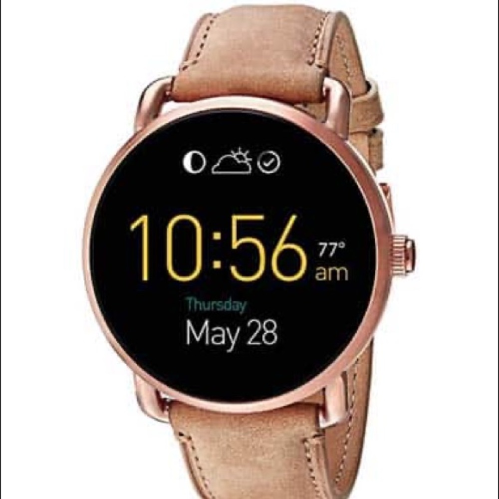 Gen 2 Smartwatch Wander Light Brown Leather - Gem